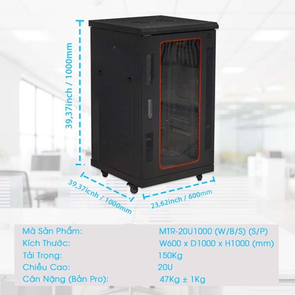 Kích Thước Tủ Rack: Bảng Thông Số Chuẩn Từ 6U Đến 42U - MAXTEL