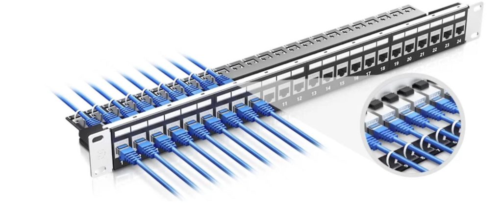 Phân biệt 3 loại Patch Panel: Punch Down, Feed Through và Blank Keystone - MAXTEL